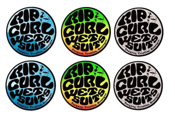 Rip Curl Surfboard Stickers