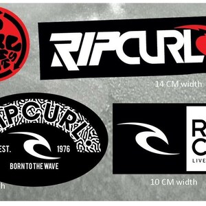 Rip Curl, Surf Board, Car, Bike, Boards, Etc Unique Designs Stickers ...