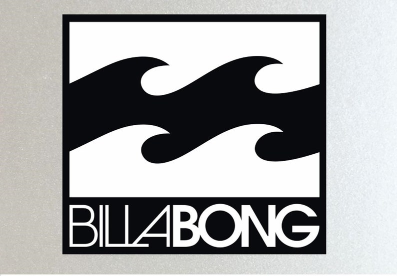 Billabong Custom Mixed Surf Board Stickers Set X 4 Car Bike | Etsy