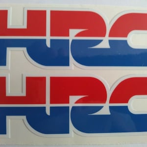 HRC Honda Racing Bike, Motor Bike Stickers Set X 2 Included - High ...