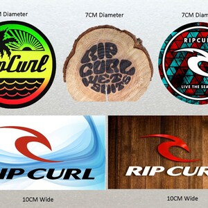 Rip Curl V3 Stickers Set X5 Surf Board, Car, Bike, Boards, Etc Mixed ...