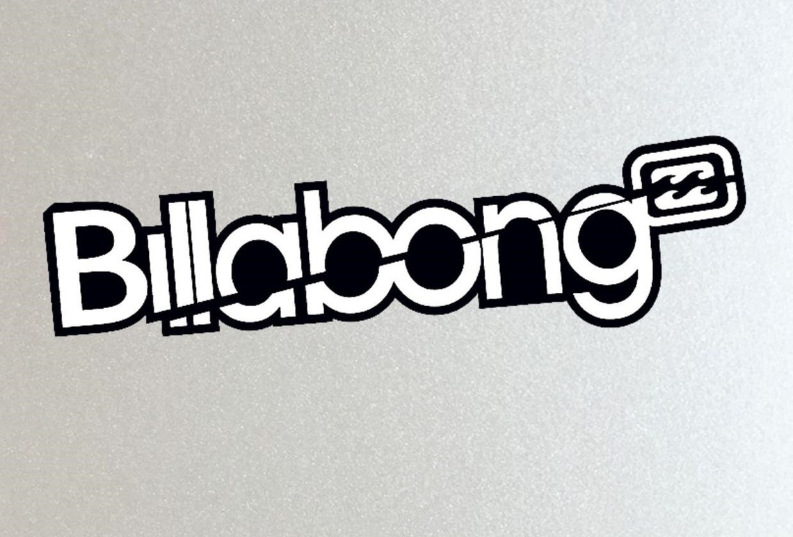 Billabong Custom Mixed Surf Board Stickers Set X 4 Car Bike | Etsy