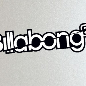 Billabong Custom Mixed, Surf Board Stickers Set X 4 Car, Bike, Skate ...
