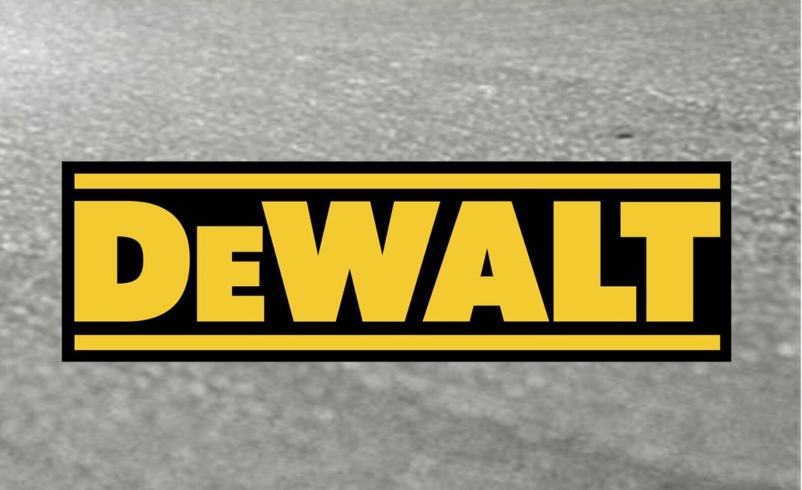 Large Dewalt Black & Yellow 21cm Stickers (210mm) X 2 - Toolbox, Tool ...