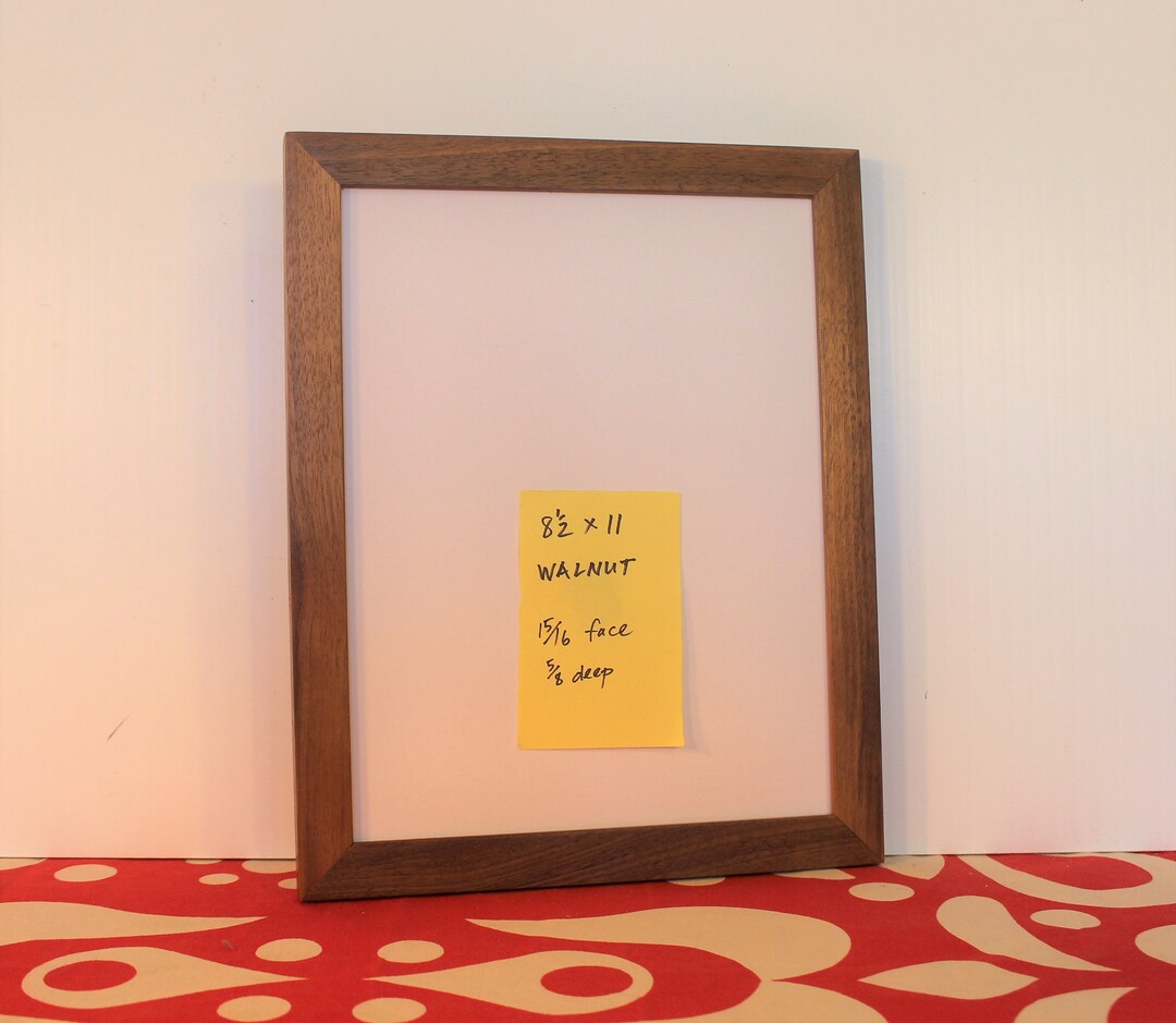 8.5x11 Walnut Frame - Etsy