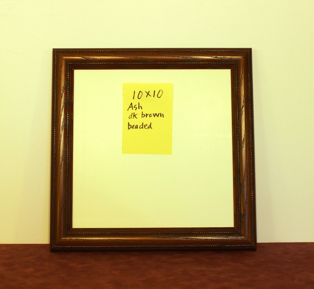 10x10 Ash W Bead Lines, Dark Brown - Etsy