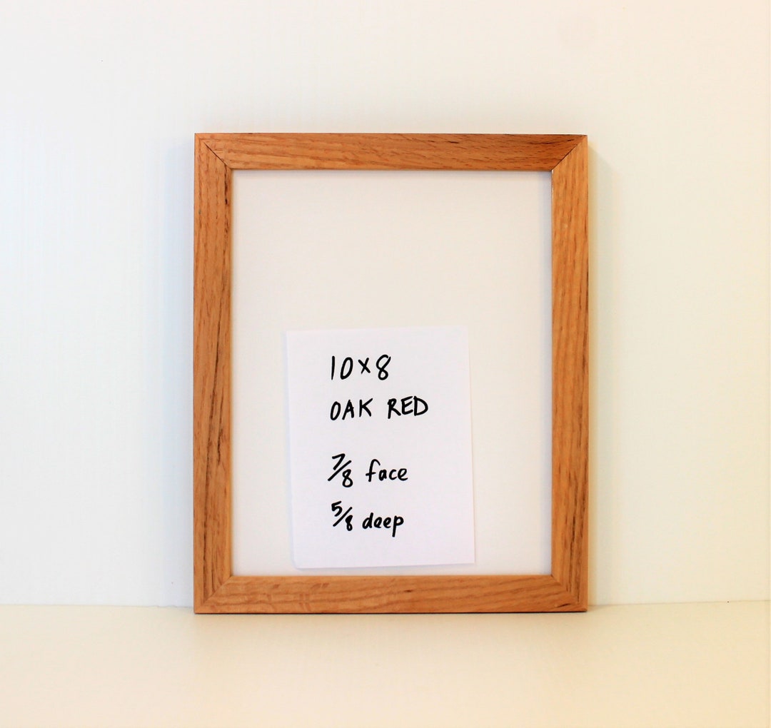 8x10 Oak Red 7/8 Face Frame - Etsy