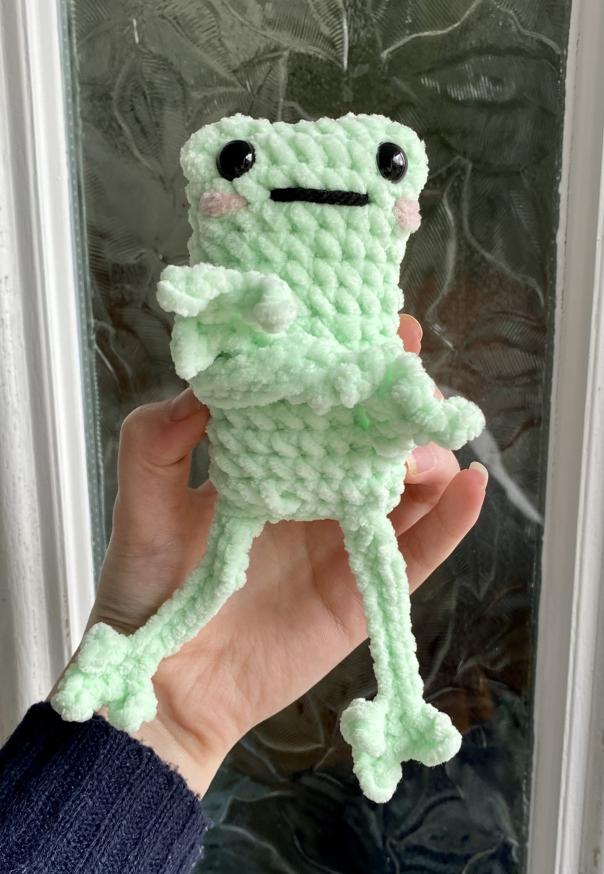 Leggy Frog Crochet Plushie Handmade Crochet Frog Plush Small - Etsy