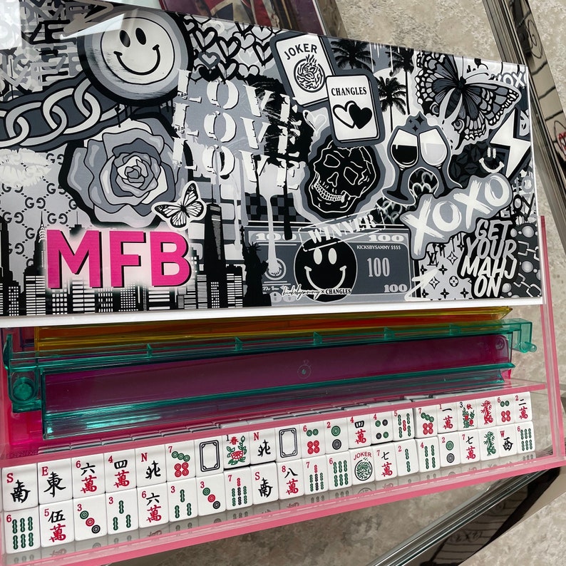 Acrylic Mah Jongg Set Limited Edition - Etsy