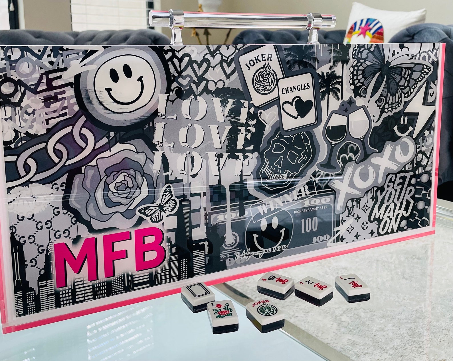 Acrylic Mah Jongg Set Limited Edition - Etsy