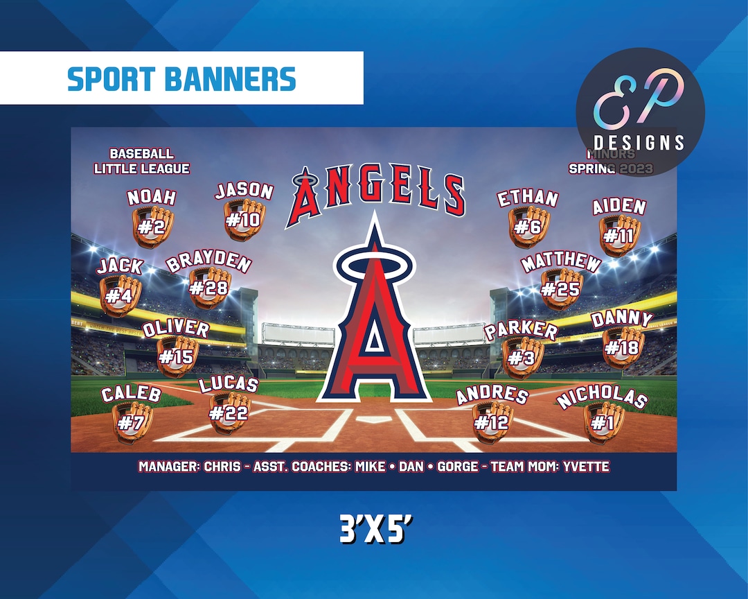 BASEBALL SPORTS BANNER, 13oz Vinyl Outdoor Banner - Etsy