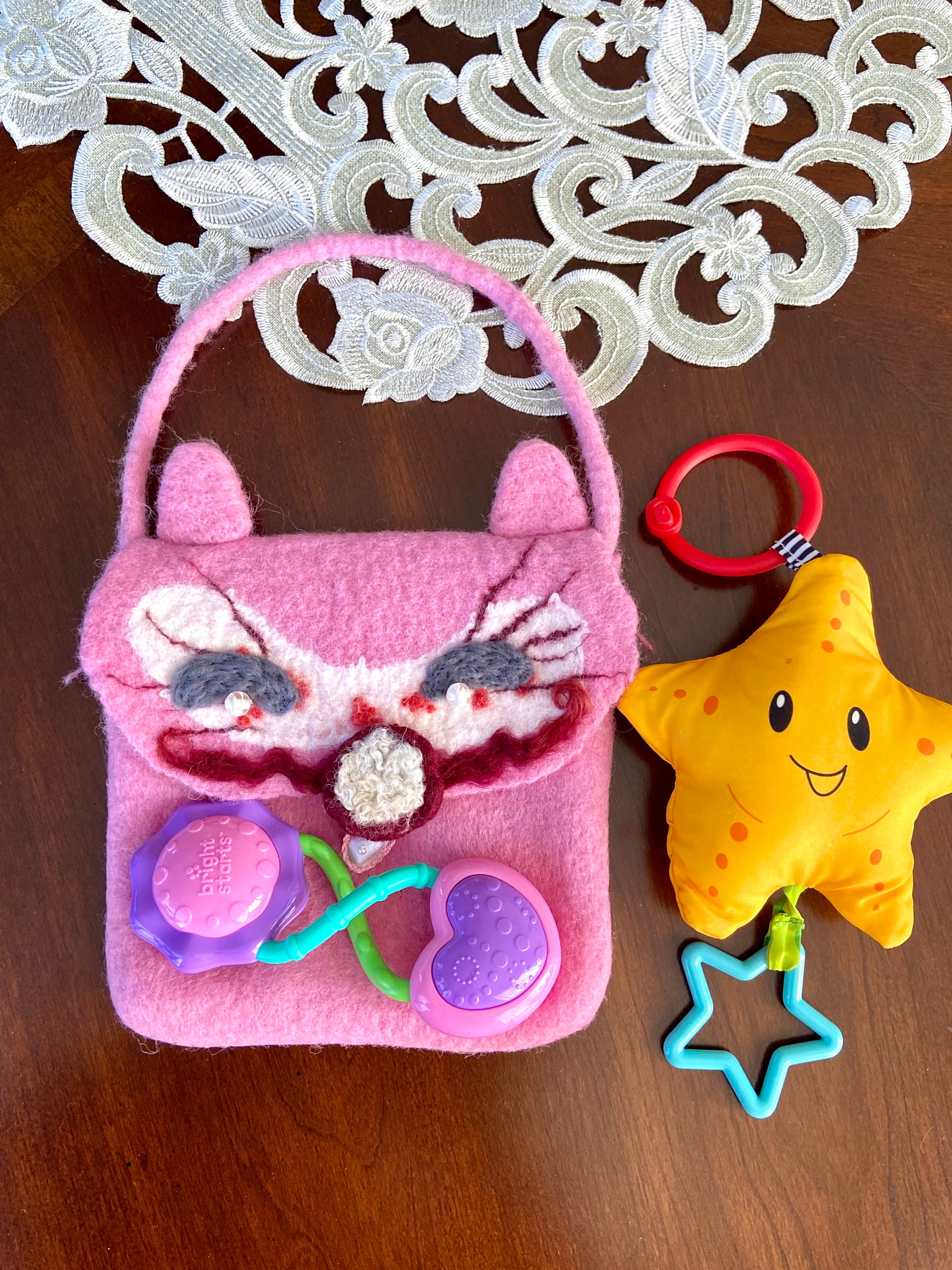 Little Girl's Purse, the Princess Bag, Felt Bag for Girl, - Etsy