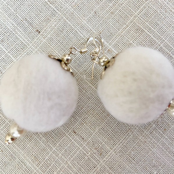 Wool Earrings - Etsy