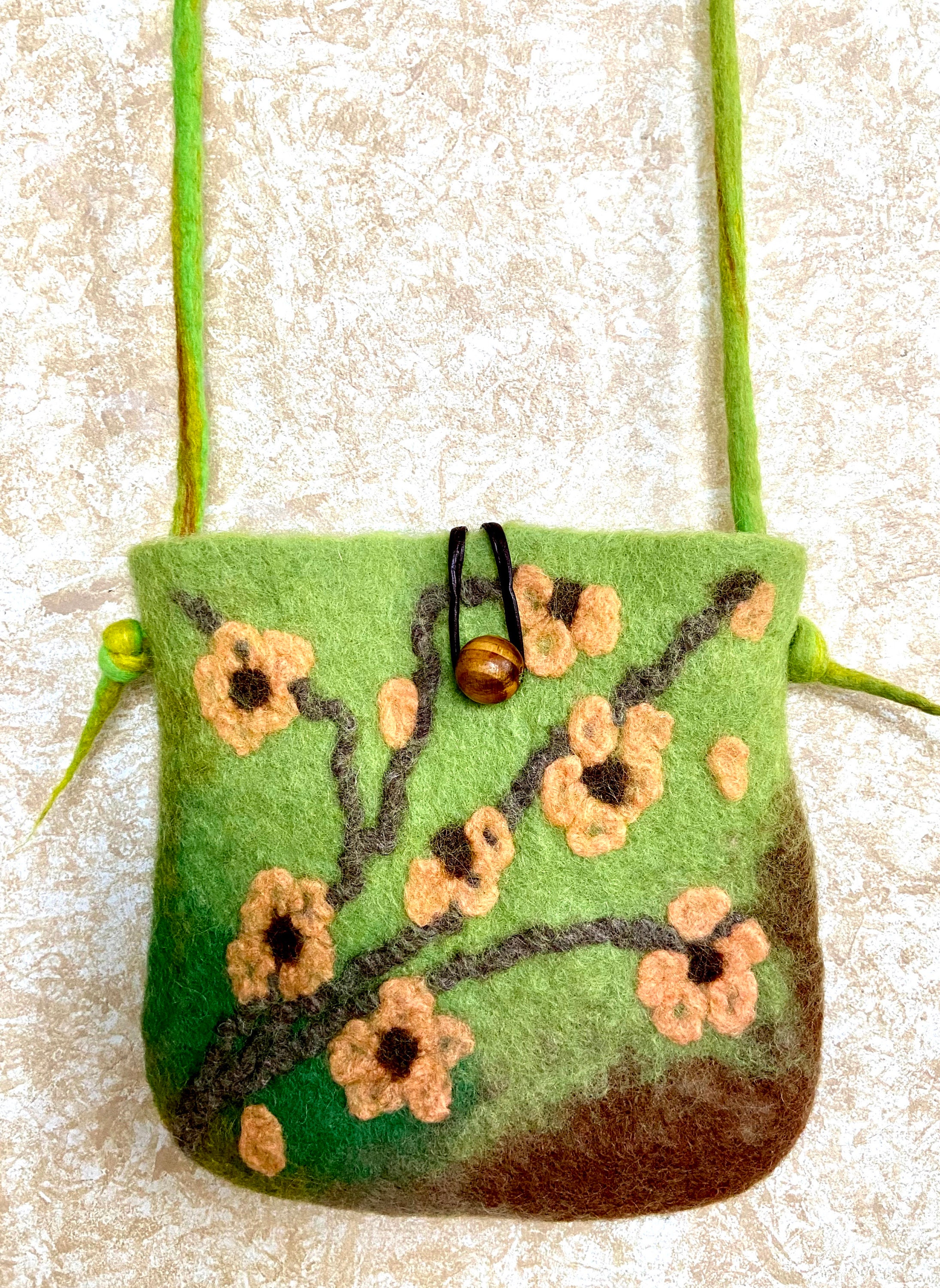 Felted Small Bag, Wool Bag, Wool Crossbody Bag, Shoulder Bag, Handmade ...
