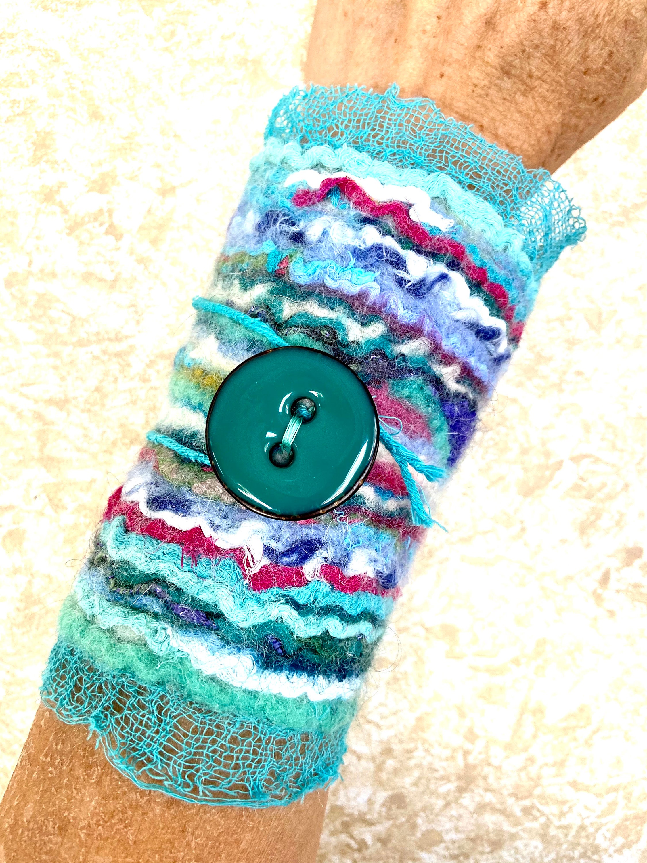 Felted Bracelet Felt Bracelet Felt Boho Style Cuff Boho - Etsy