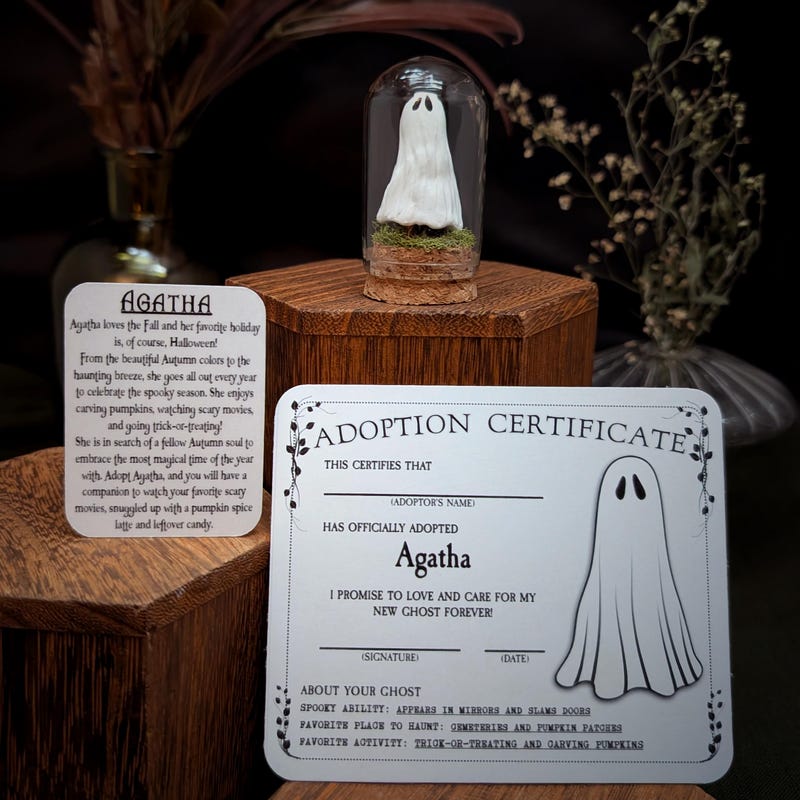 Adopt a Ghost - Etsy