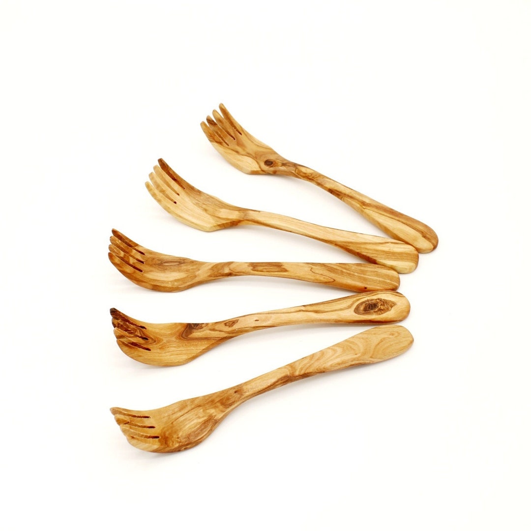 Set of 5 Forks With 4 Points - Etsy