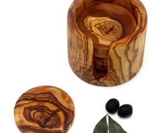 Olive Wood Coasters - Etsy