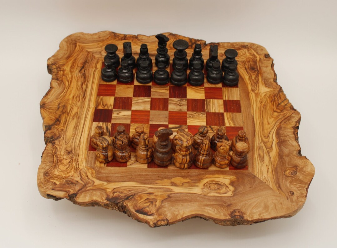 Chess Set L Rustic Incl. 32 Chess Pieces Chess Table Made of - Etsy