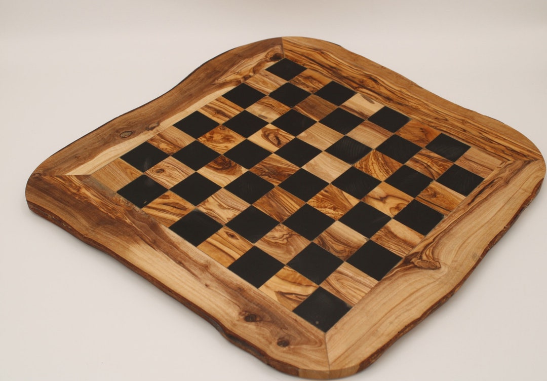 Rustic Chess Set WITHOUT Chess Pieces Chess Table Made of - Etsy
