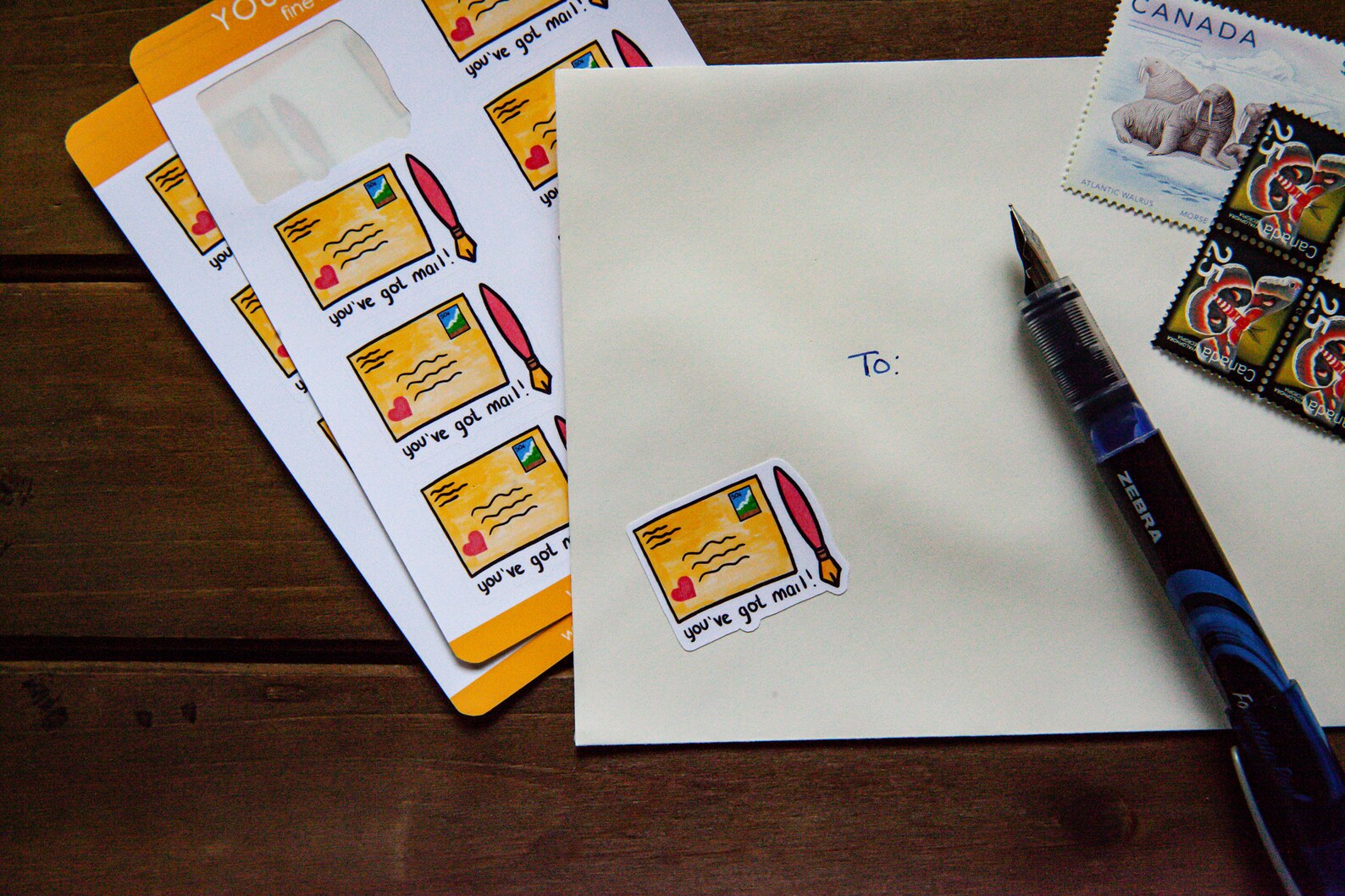 You've Got Mail Stickers | Happy Mail, Pen Pal (weatherproof), Snail ...