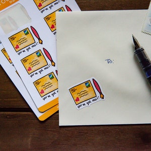 You've Got Mail Sticker Sheet | Envelope Seals | Snail Mail Stickers ...