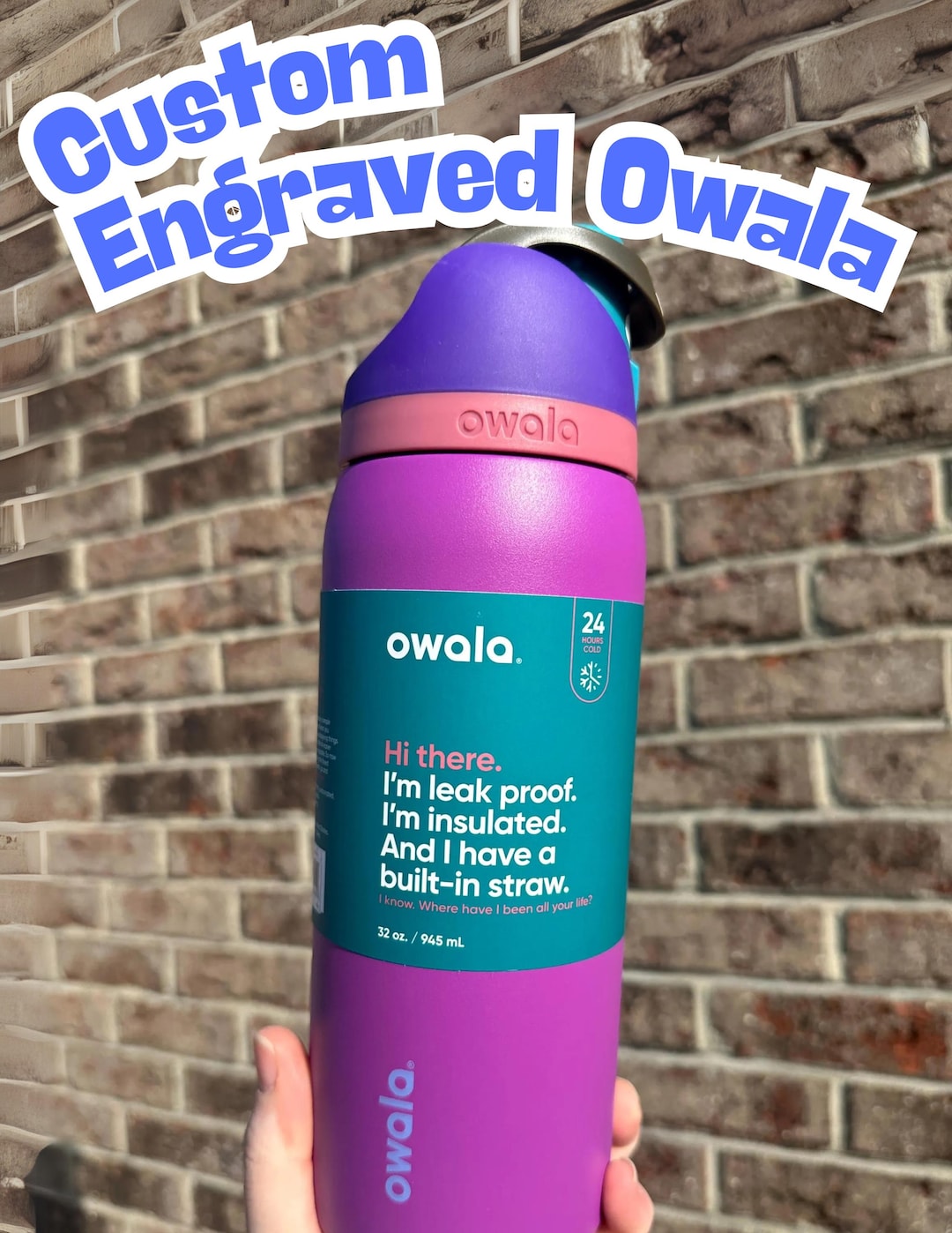 Custom Engraved Owala Bottle-voodoo Owala-32oz Owala-engraved Owala ...