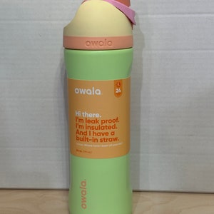 Custom Engraved Owala Bottle-limelight Owala-24oz Owala-engraved Owala ...