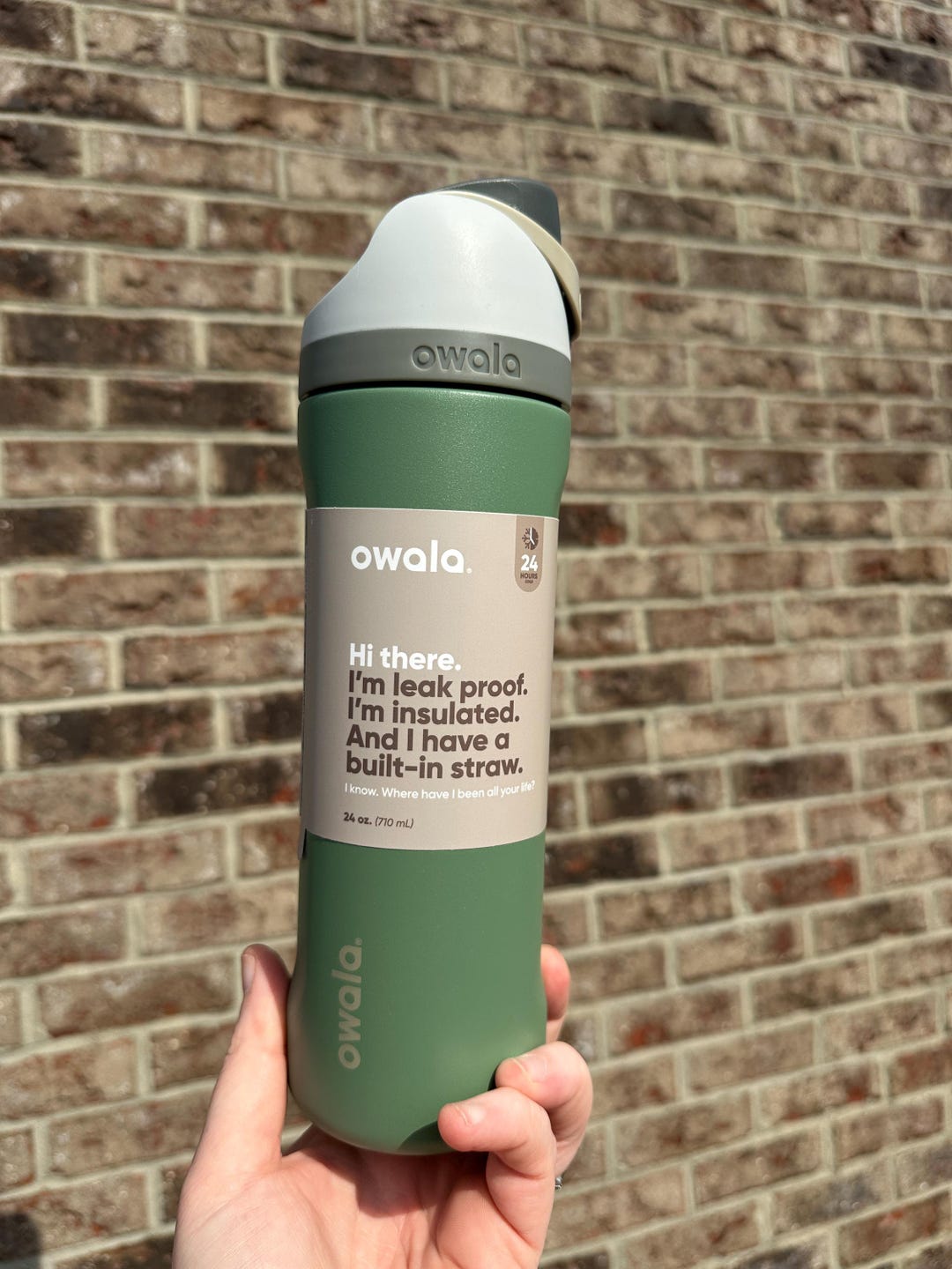 Custom Engraved Owala Bottle-green House Owala-24oz Owala-engraved ...