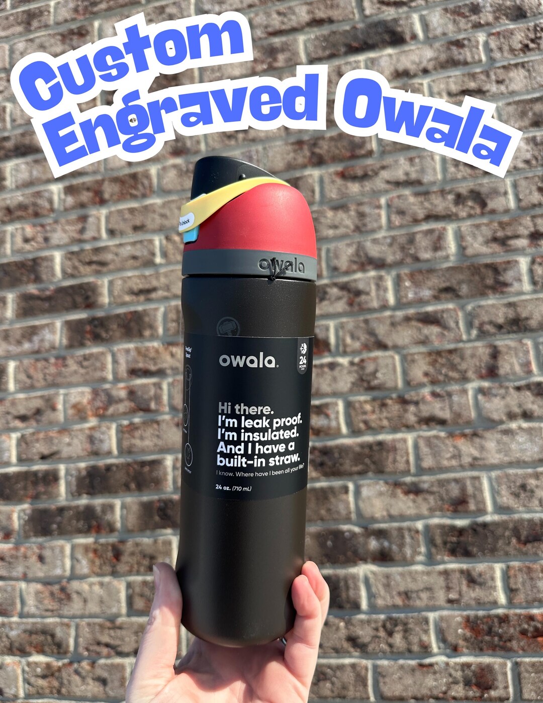 Custom Engraved Owala Bottle-thor Owala-24oz Owala-engraved Owala ...