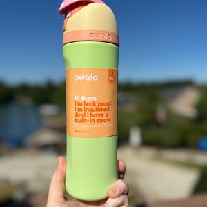 Custom Engraved Owala Bottle-limelight Owala-24oz Owala-engraved Owala ...