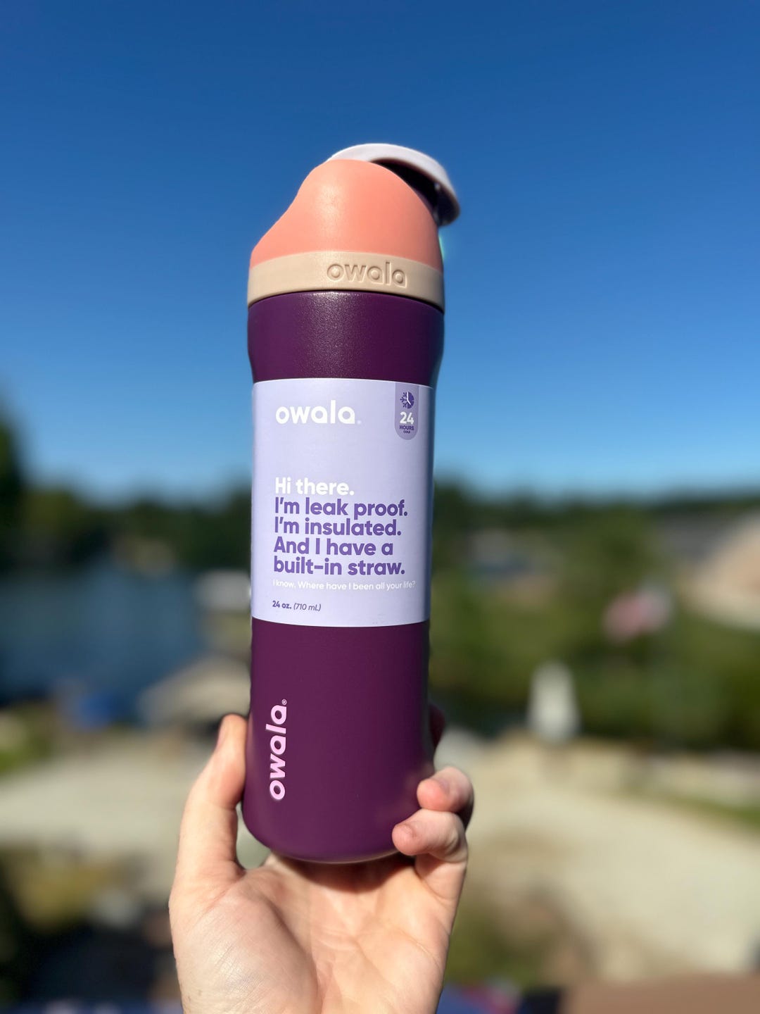 Custom Engraved Owala Bottle-maroon Owala-24oz Owala-engraved Owala ...