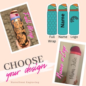 Custom Engraved Owala Bottle-minty Fresh Owala-24oz Owala-engraved ...