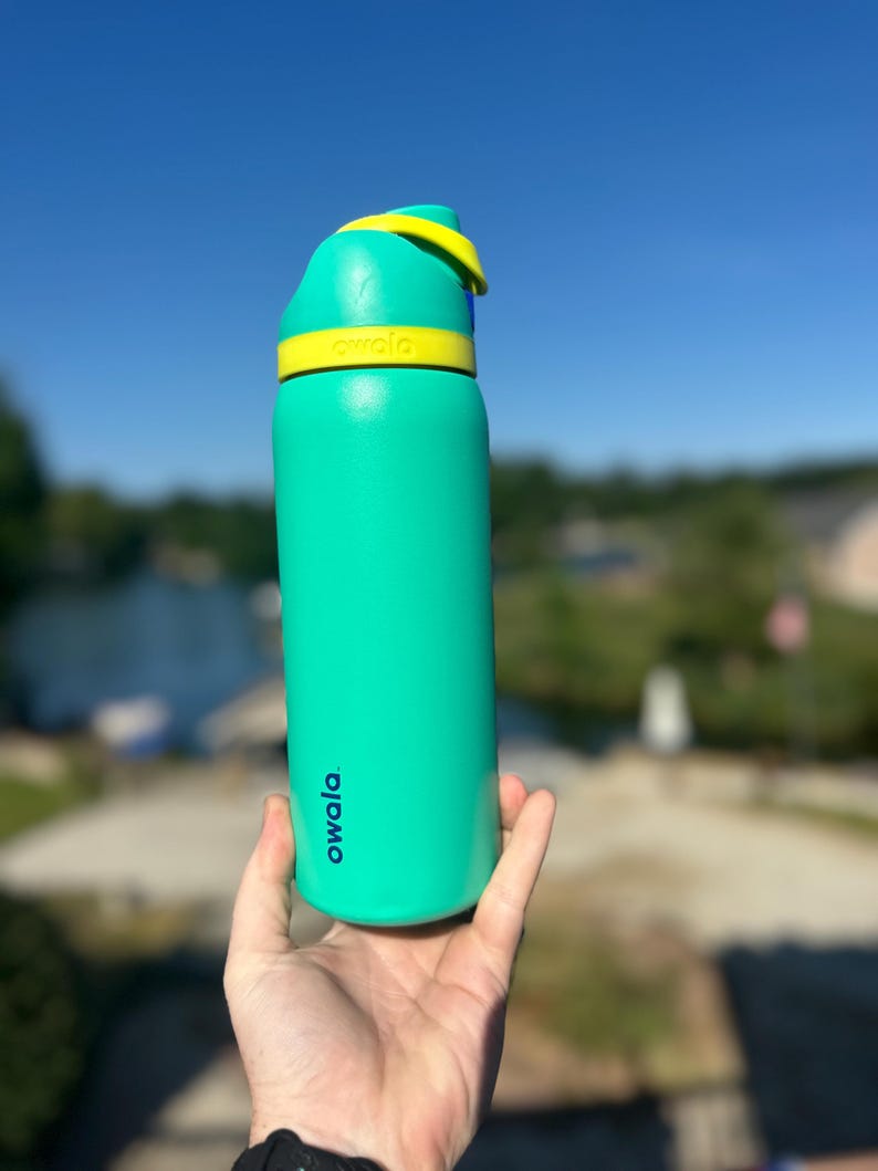 Custom Engraved Owala Bottle-neon Sage Owala-32oz Owala-engraved Owala ...