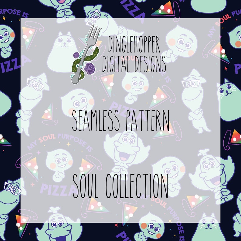 Soul Seamless Pattern, Pixar Soul Seamless, Soul Digital Paper, Soul ...