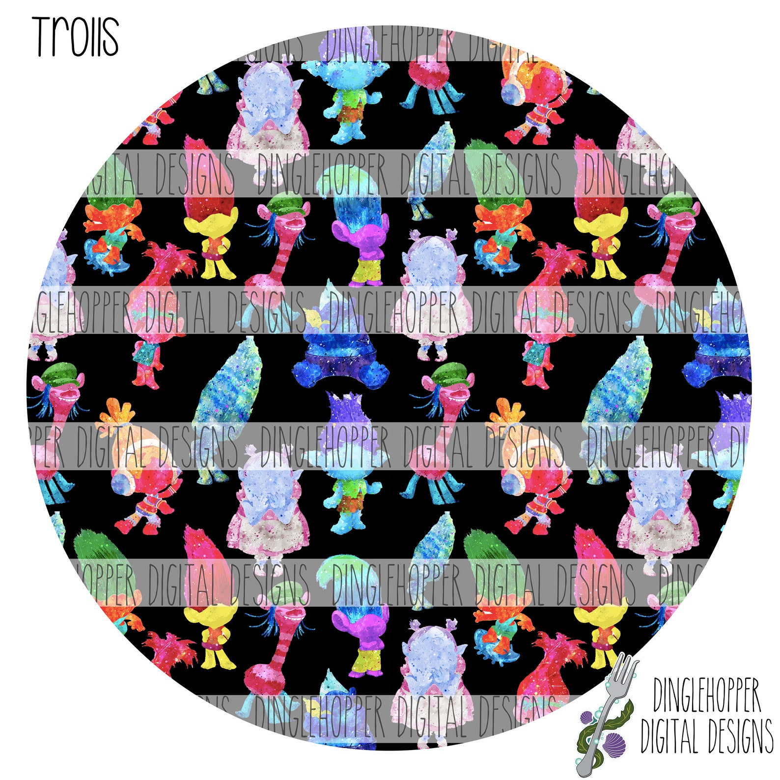 Trolls Pattern, Trolls Seamless, Troll Seamless, Troll Digital Print ... Trolls Pattern, Trolls Seamless, Troll Seamless, Troll Digital Print ...