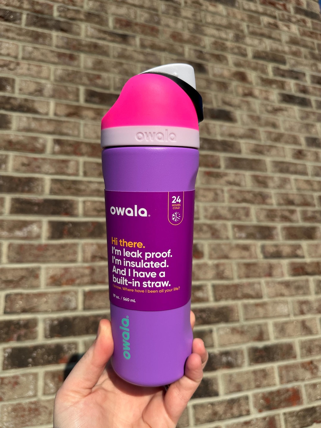 Custom Engraved Owala- Purple & Pink Owala-19oz Owala-engraved Owala ...