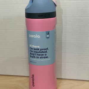 Custom Engraved Owala Bottle-pink Skies Owala-24oz Owala-engraved Owala ...