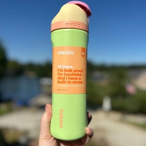 Custom Engraved Owala Bottle-limelight Owala-24oz Owala-engraved Owala ...
