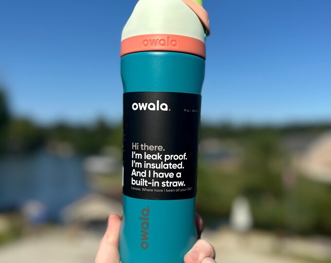 Custom Engraved Owala- Teal Owala-19oz Owala-engraved Owala-custom ...