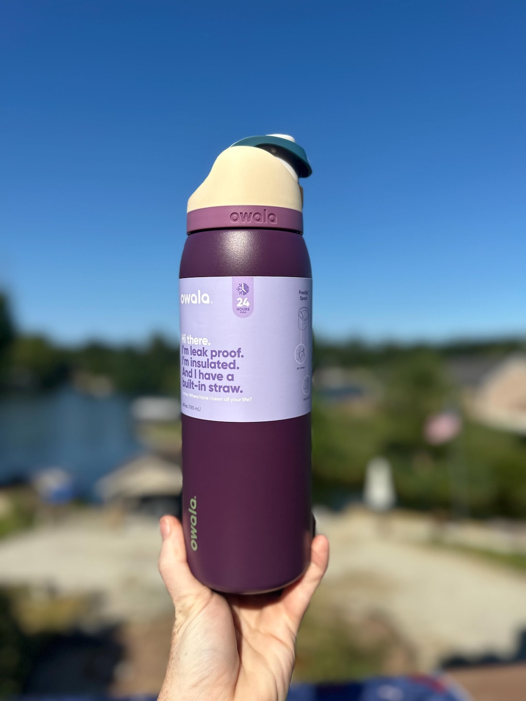 Custom Engraved Owala Bottle-plum Owala-40oz Owala-engraved Owala ...