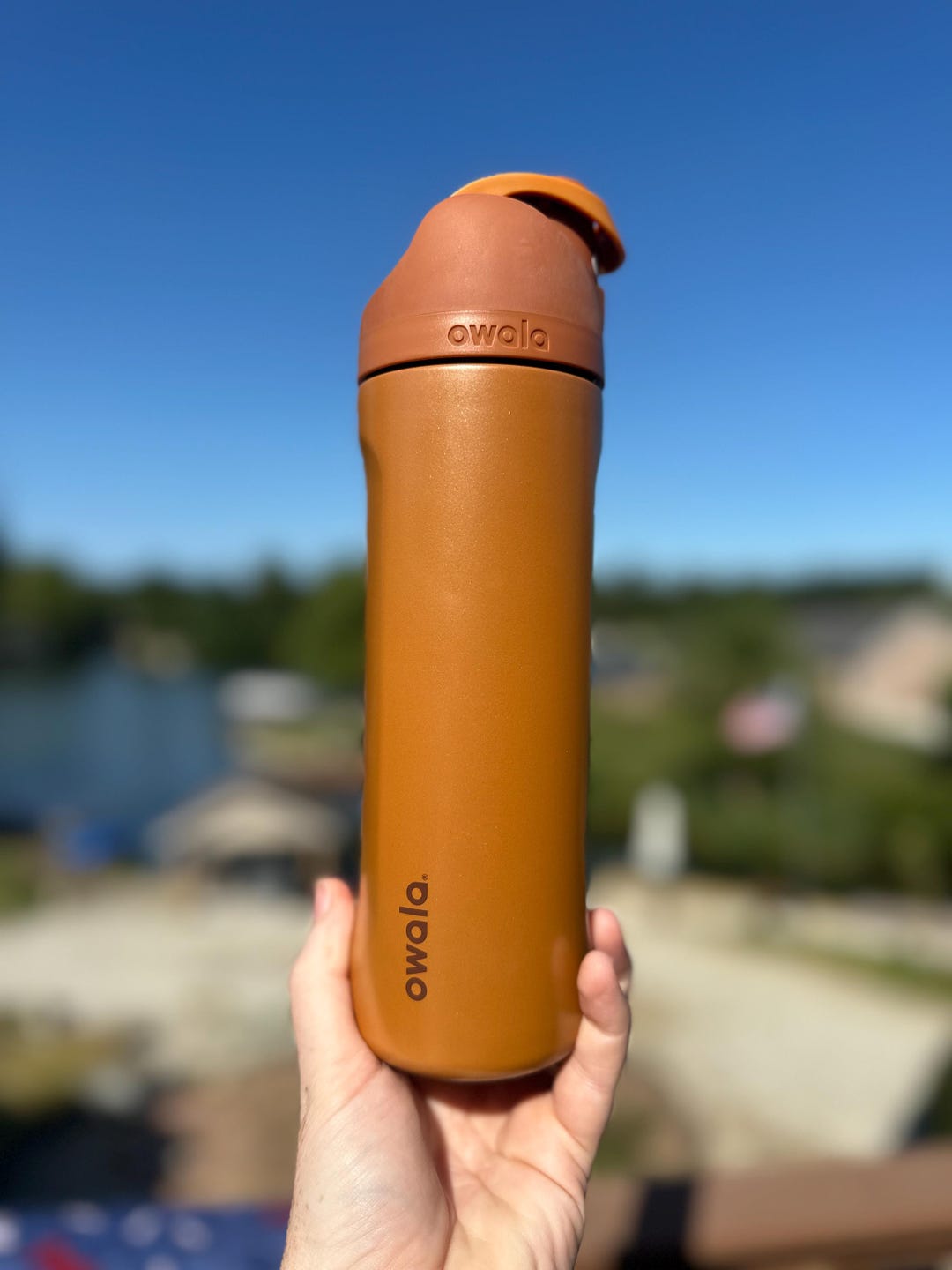 Custom Engraved Owala Bottle-burnt Orange Owala-24oz Owala-engraved ...
