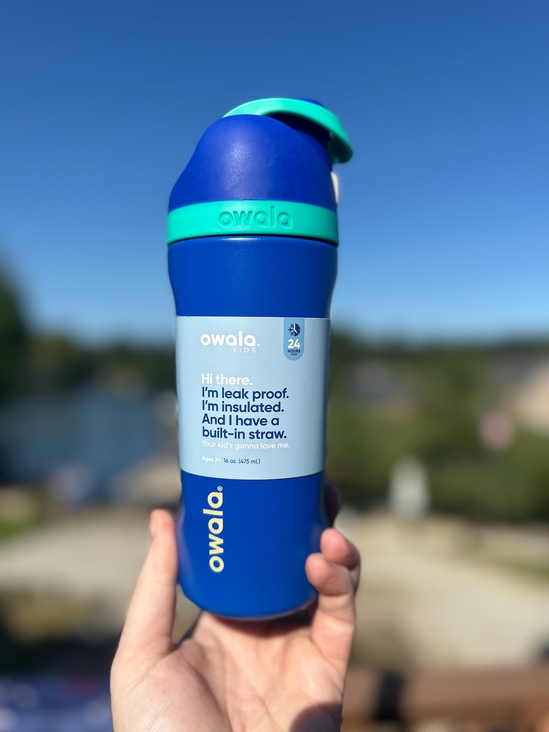 Custom Engraved Owala Bottle-blue Owala-16oz Owala-engraved Owala ...