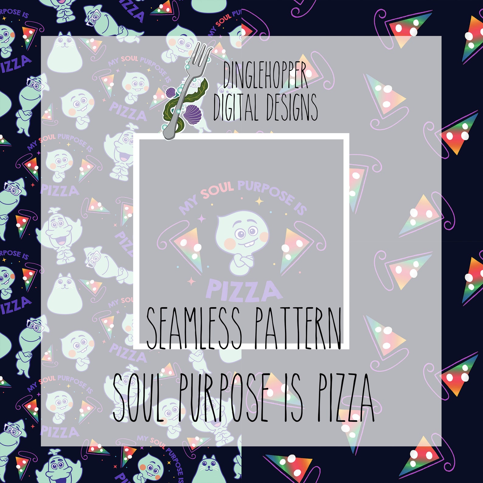 Soul Seamless Pattern, Pixar Soul Seamless, Soul Digital Paper, Soul ...