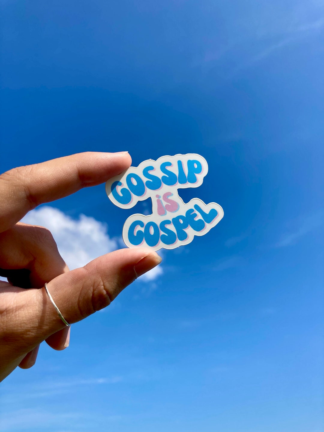 Gossip is Gospel Sticker | Matte | 2” X 1.7” - Etsy