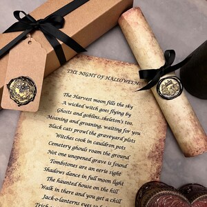 Halloween Scroll, Halloween Party Invitation, Spooky Invitations ...