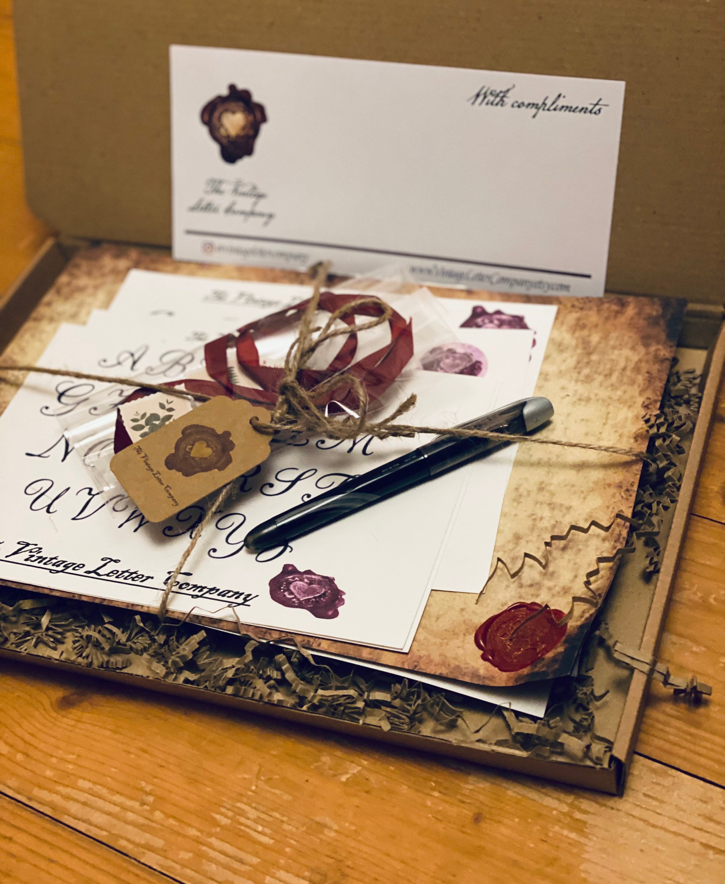 Make your own scroll love letter kit calligraphy starter kit | Etsy