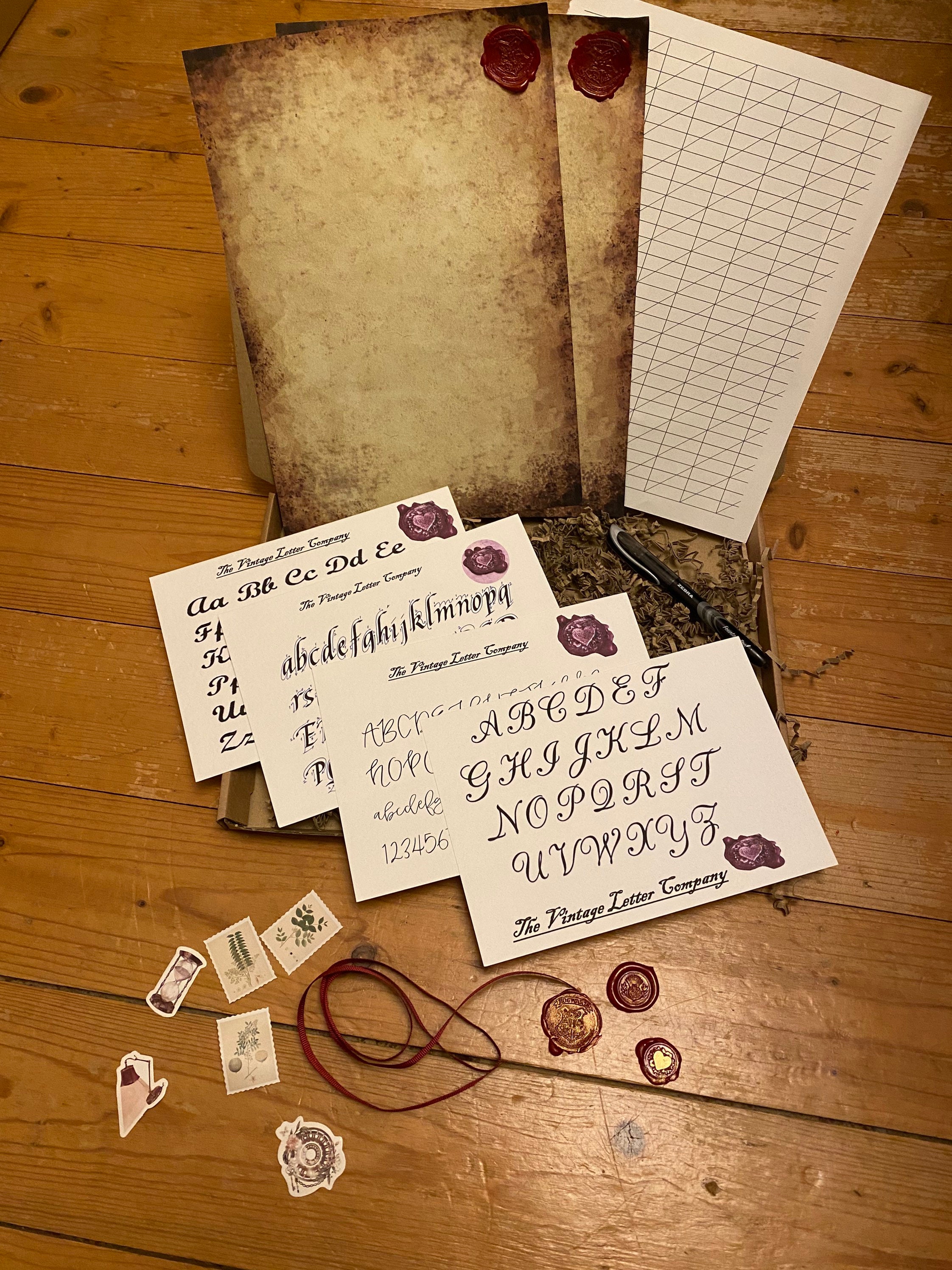 Make your own scroll love letter kit calligraphy starter kit | Etsy