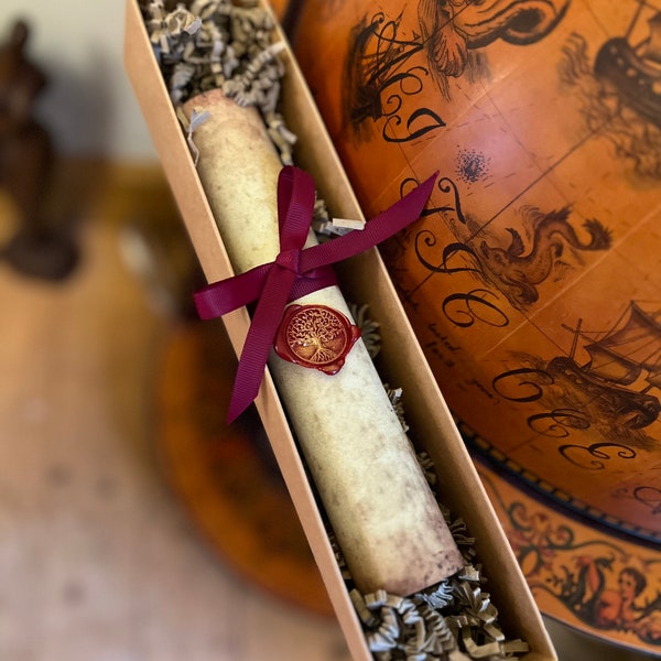 Personalised Scroll Letter - Etsy