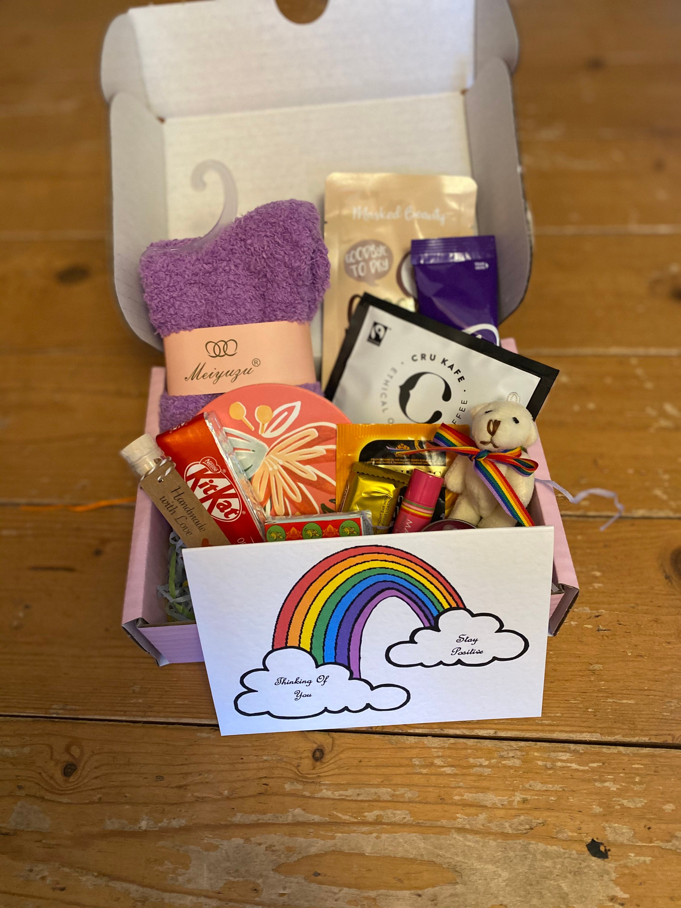 Get Well Soon Gift Feel Better Gift Hug in a Box Thinking of You Gift ...